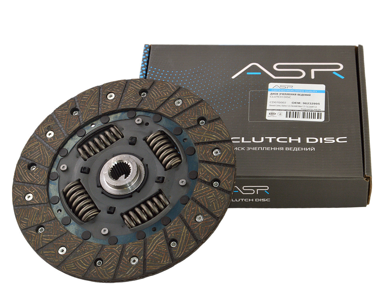 Диск зчеплення ведений Daewoo Lanos, Nubira 1.6 16V; Chevrolet Aveo 1.5 ...