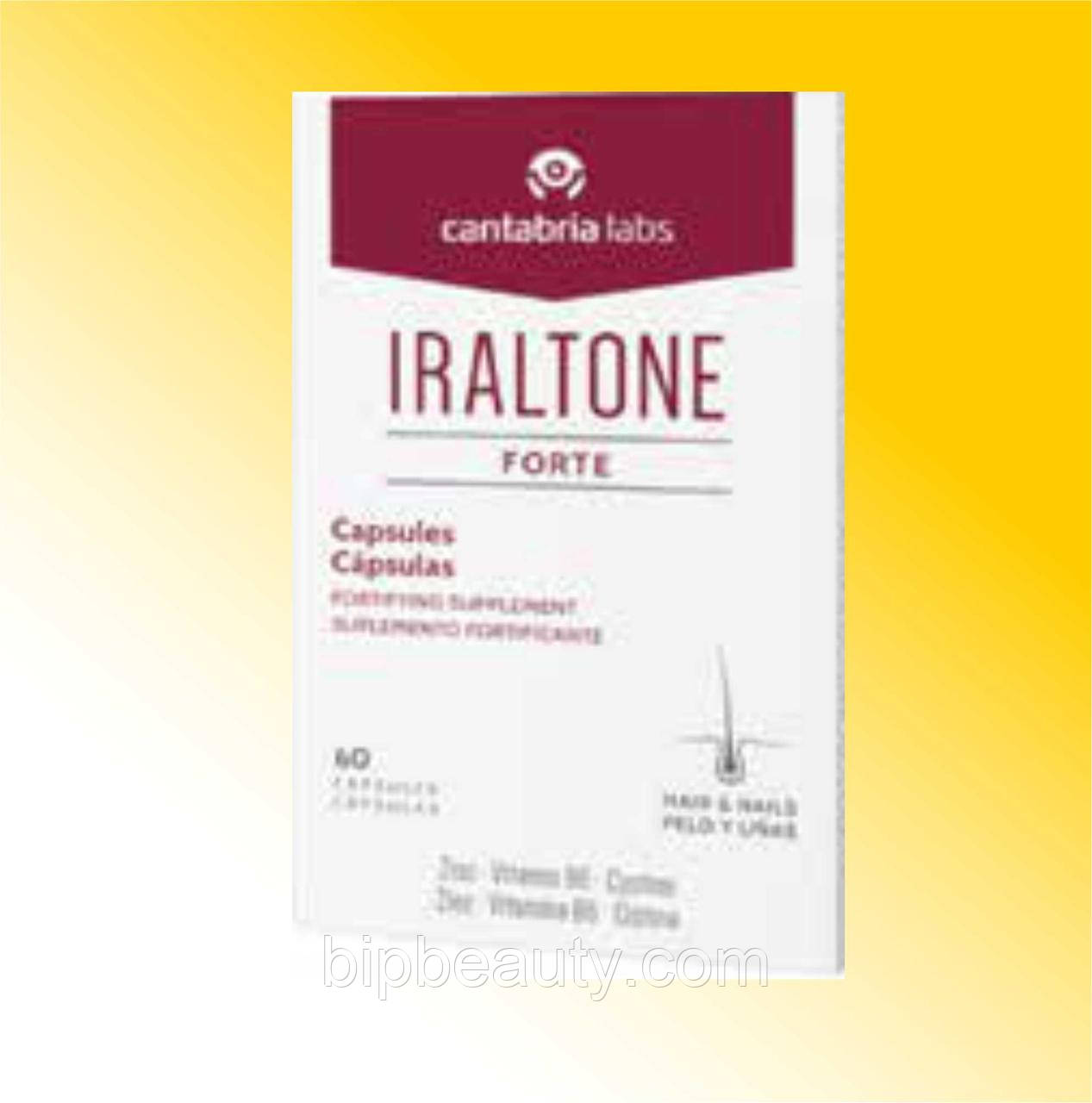 Капсулы для лечения ослабленных волос и ногтей Cantabria Labs Iraltone ...