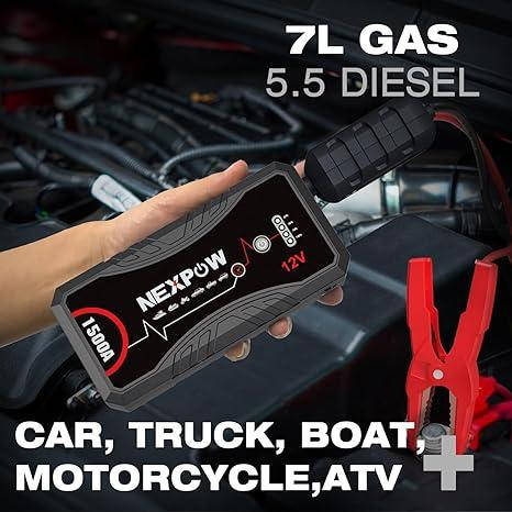 Джамп стартер для автомобиля Nexpow Car Jump Starter Q10S-1500A ...