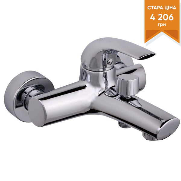 Смеситель для ванны Rubineta (Forte-10) корпус — монолит, без лейки ...