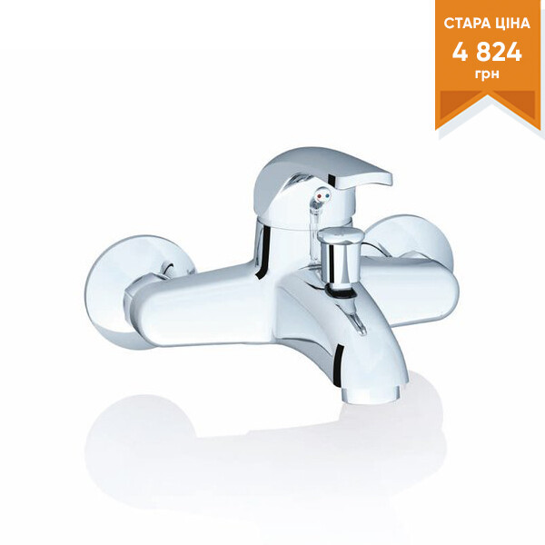 Смеситель для ванн Ravak ROSA (RS 022.00/150) корпус - монолит, без ...