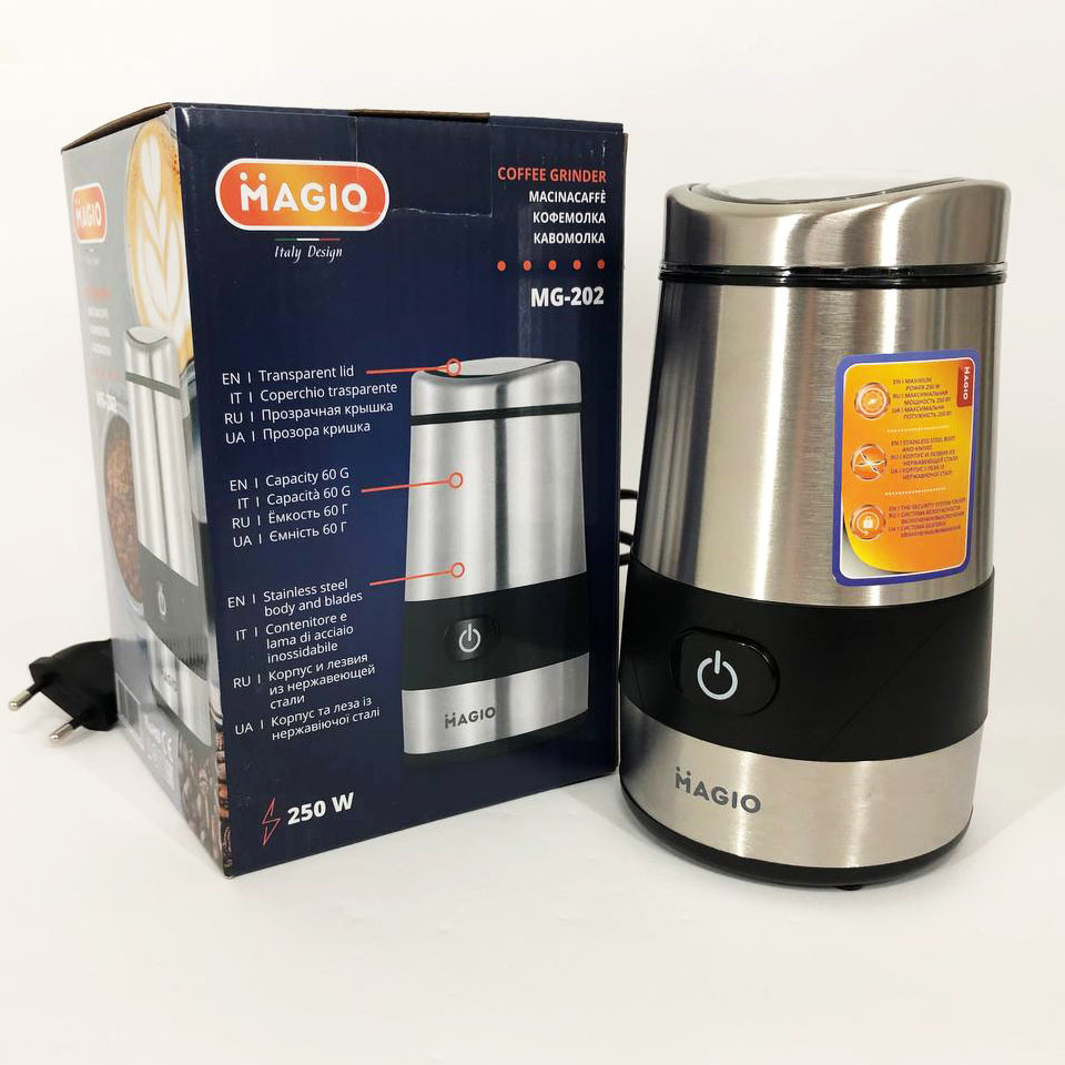 Кофемолка MAGIO MG-202, кофемолка для круп, кофемолка для перца, машинка для помола кофе (ID ...