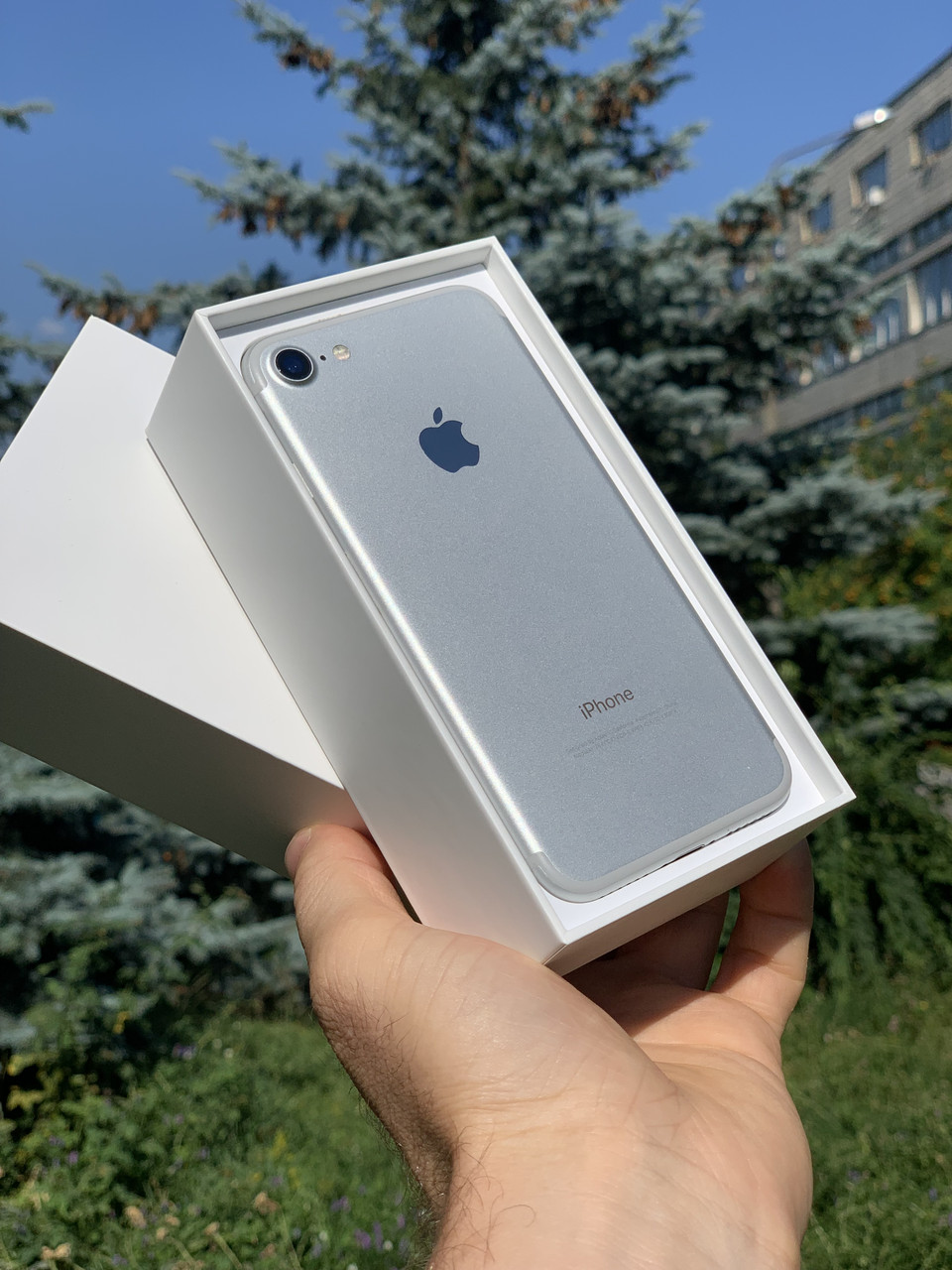 Apple IPhone 7 128 gb Silver Neverlock (ID#2294704316), ціна: 4900 ₴, купити на Prom.ua
