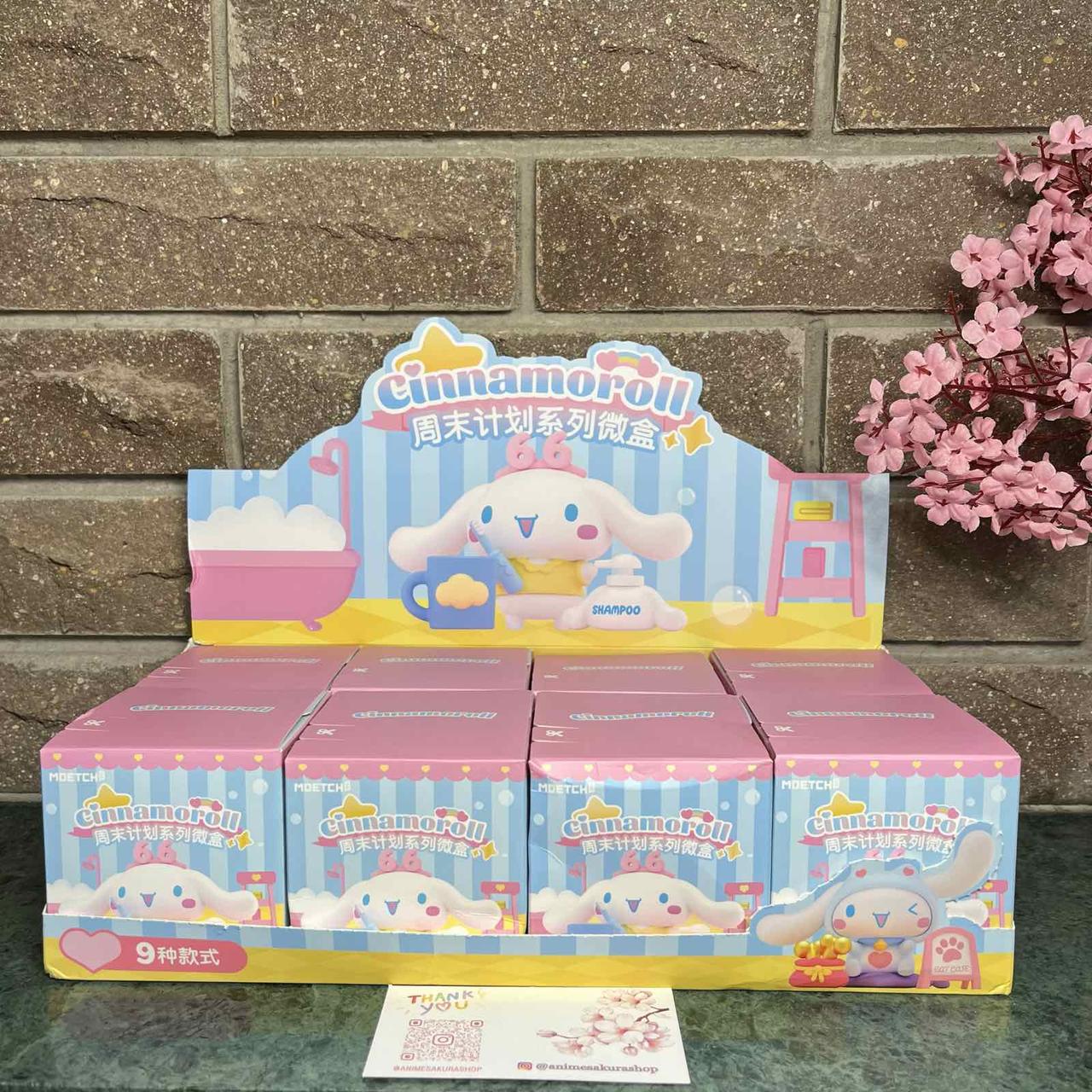 Официальные фигурки рандом Blind Box Cinnamoroll Weekend Plan Mini Box ...