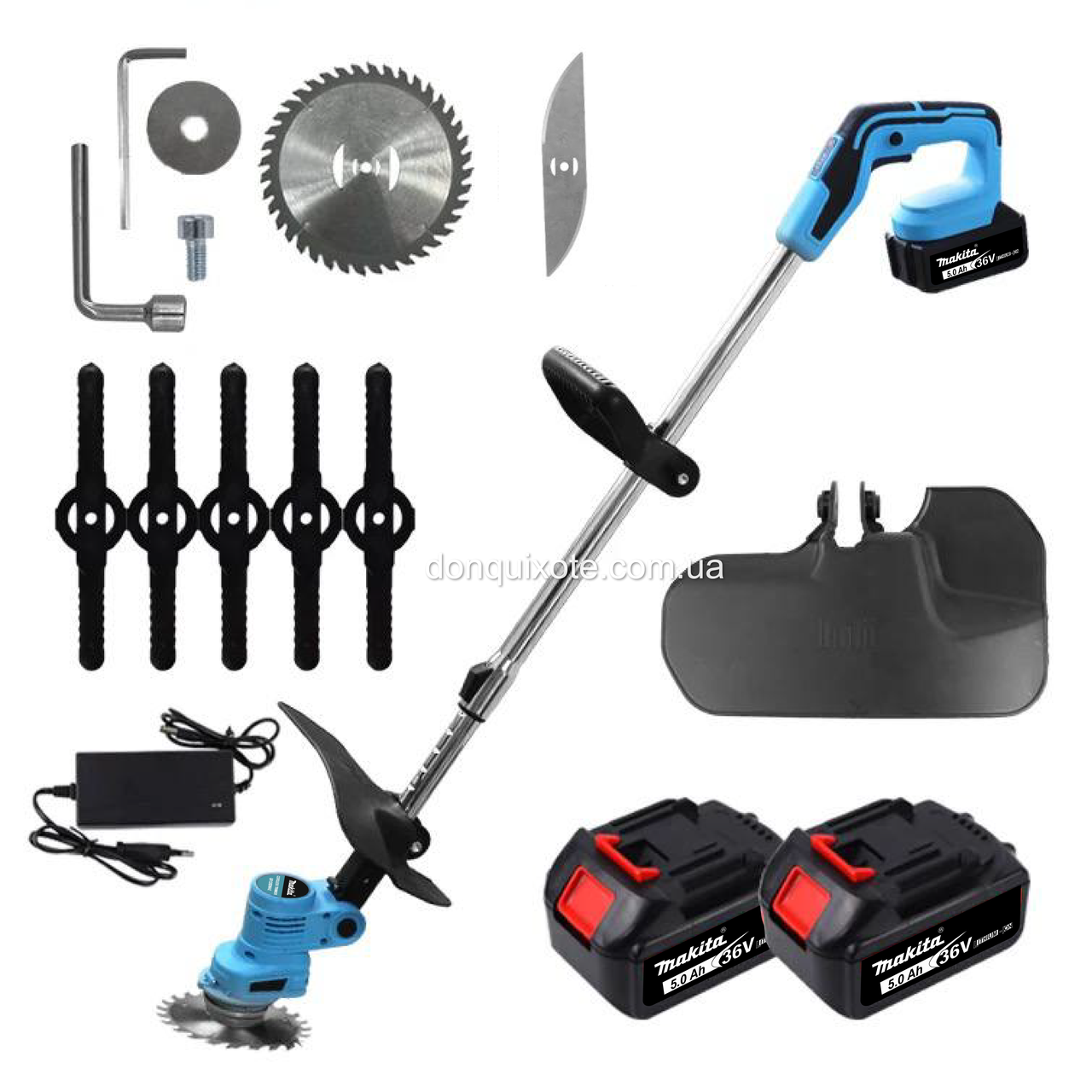 Аккумуляторный триммер для травы Makita UR120DWAE (36V, 5AH ...