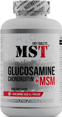 Для суставов и связок MST Glucosamine Chondroitin + MSM + hyaluronic ...