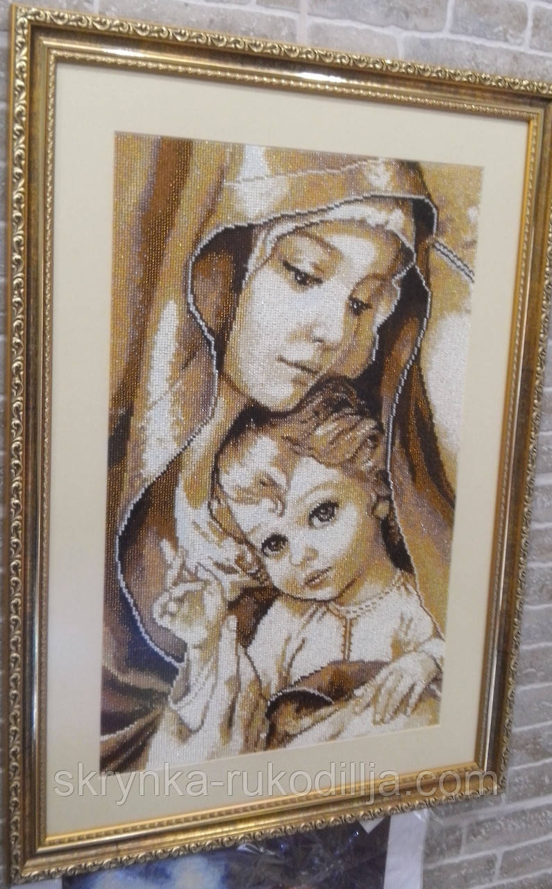 Мадонна з немовлям П 118 К Схема на тканині для вишивки продажа цена в Львове Вышивка и