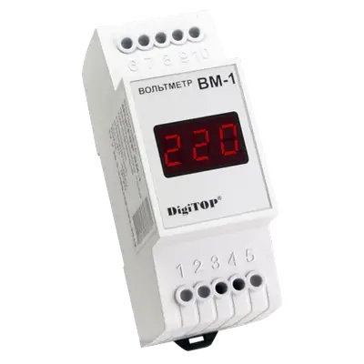 Вольтметр DigiTop ВМ-1 50-400В | купить недорого на Prom | Украина