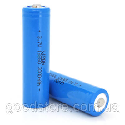 Акумулятор 18650 Li-Ion ICR18650 TipTop, 3000mAh, 3.7V, Blue Vipow ...