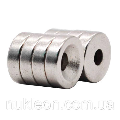 Популярний! Магніти неодимові кріпильні 10х3мм N50 з отвором зенковкой ...