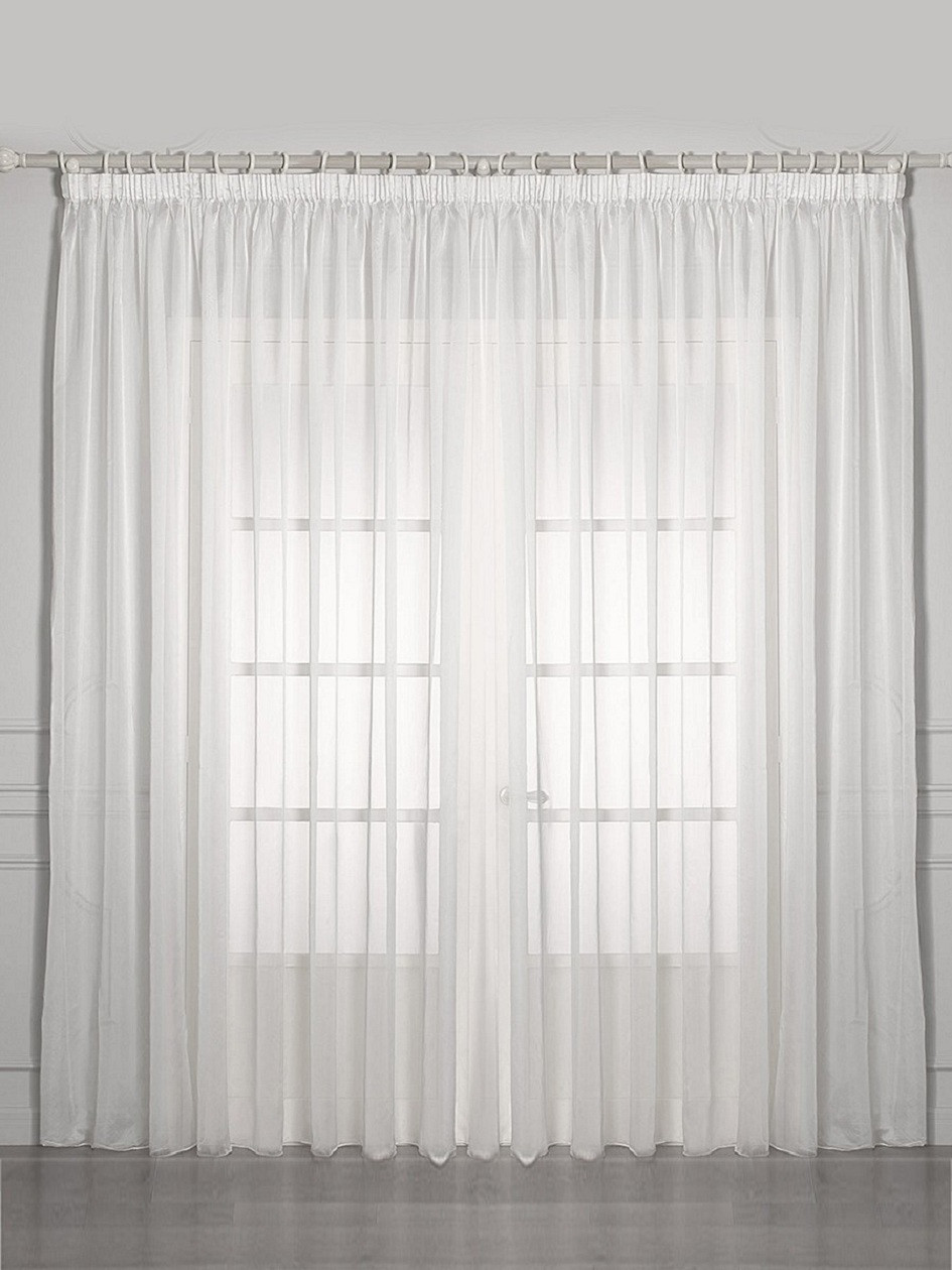 Готова тюль біла вуаль продаж ціна у Києві Гардини від Декор Текстиль 434051219