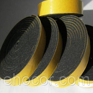 Купить Лента EPDM (ЭПДМ) уплотнительная самоклеющаяся 130кг/м3, 5мм ...