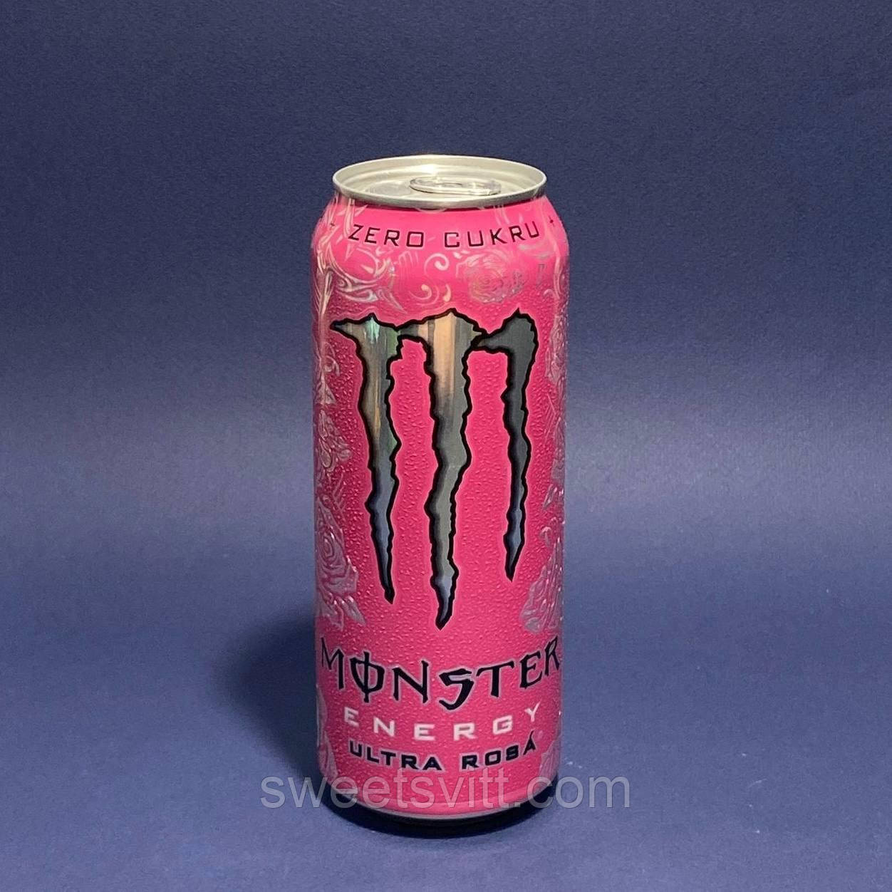Енергетик напій Монстр Енерджі Роза Monster Energy Zero Ultra Rosa 500 ...
