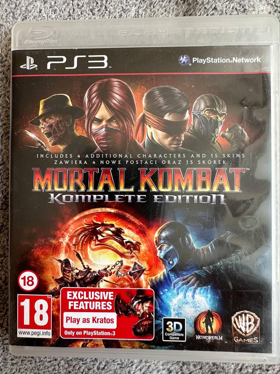 Mortal Kombat Komplete Edition,ENG,Б/У, PS3 PlayStation 3 (ID ...