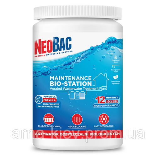 NeoBac BIO-STATION MAINTENANCE бактеріальна біологічна очистка ...