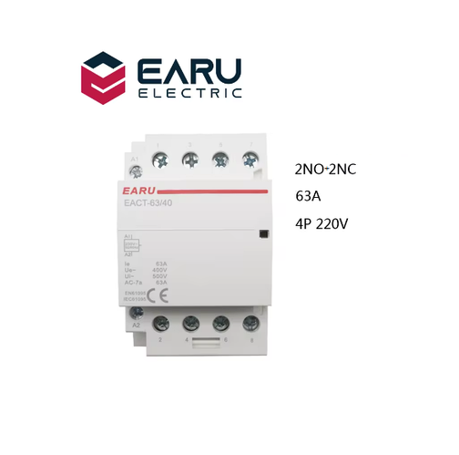 Earu EACT-63 Контактор 2NO+2NC 63A 230V (ID#2300685427), цена: 1700 ...