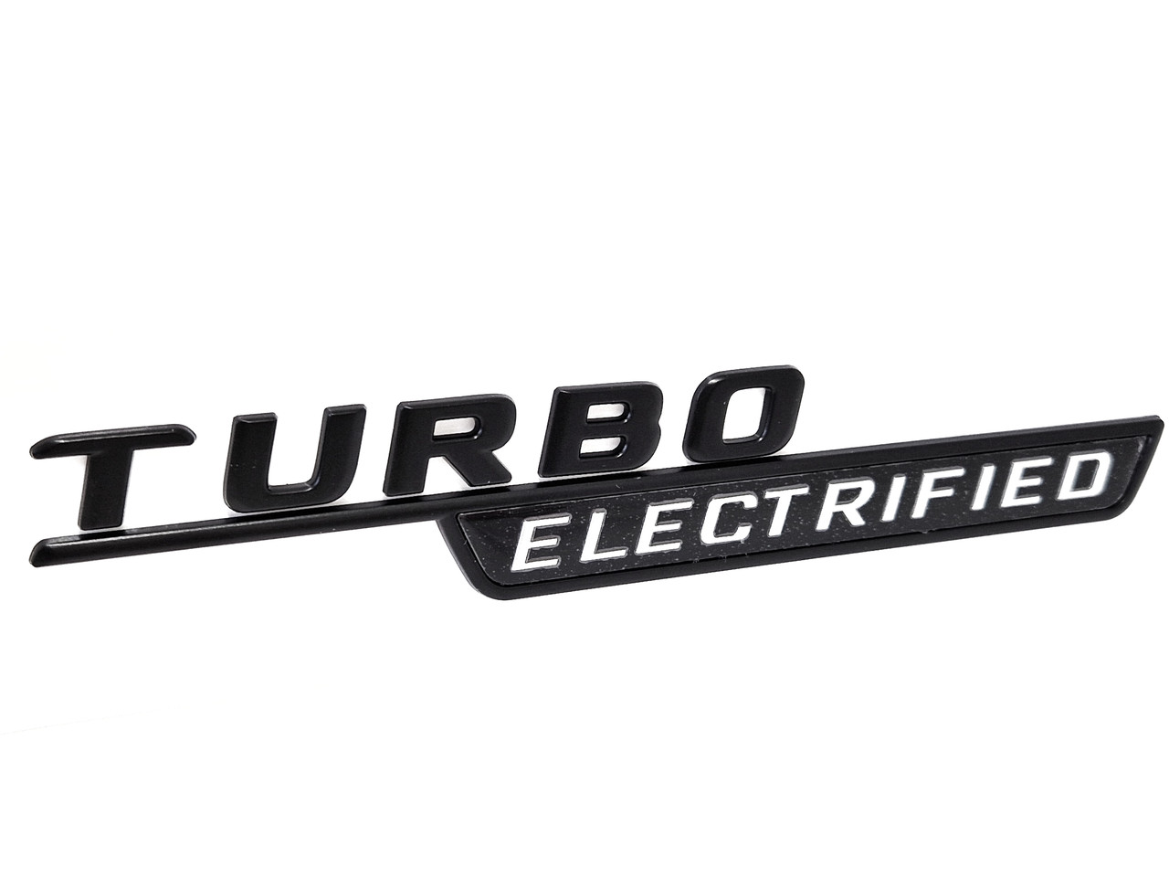 Надпись Эмблема Mercedes TURBO ELECTRIFIED Matt black (ID#2300803939 ...