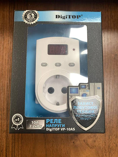 Реле напруги DigiTOP VP-10AS (ID#2300858751), ціна: 715 ₴, купити на Prom.ua