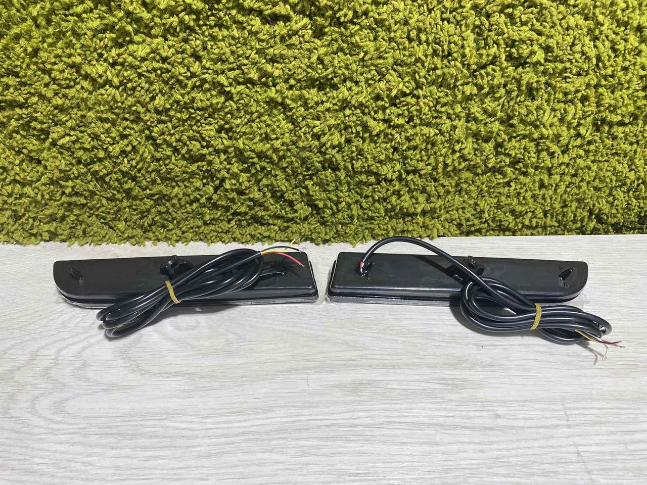 Mitsubishi Lancer Evo X Outlander чорний LED відбивачі заднього бампера ...