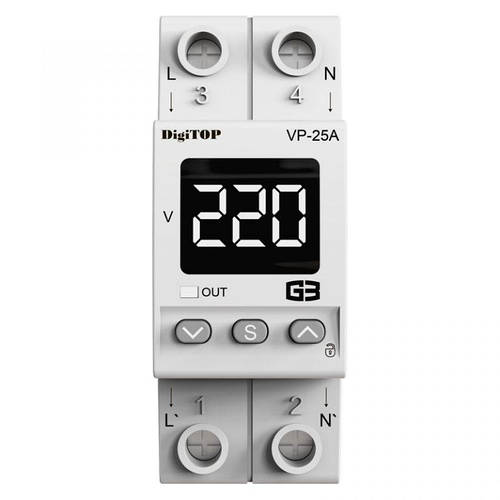 Реле напруги DigiTop VP-25A M2W, ціна: 825 ₴, купити на Prom.ua