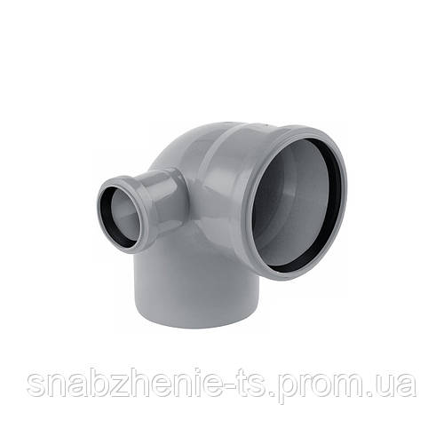 Колено двухплоскостное Rozma 110х90° с отводом 50 мм влево CV014412 (ID ...