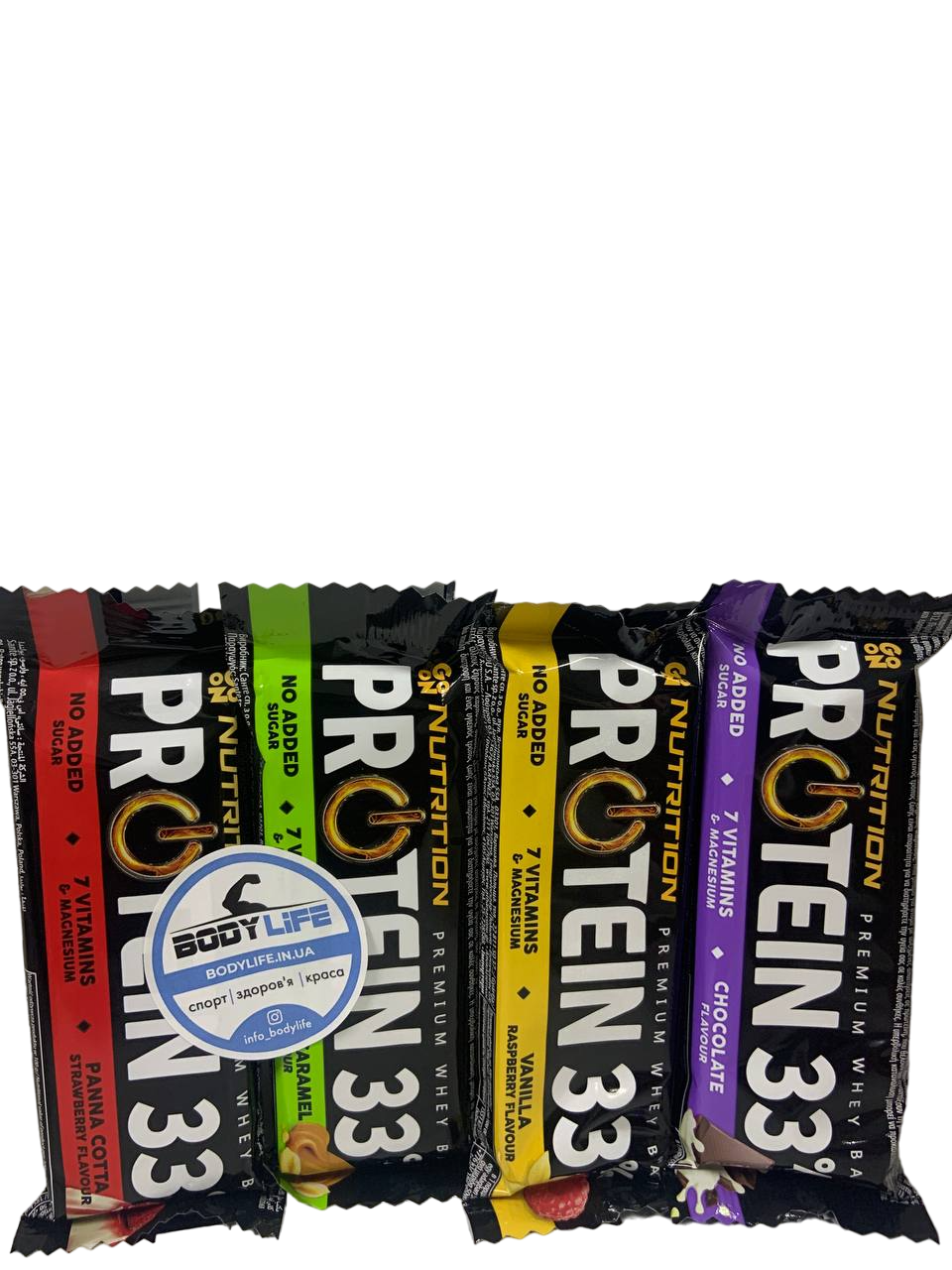 Go On! Nutrition Protein Bar 33% 25х50g (ID#2116984465), ціна: 999 ...