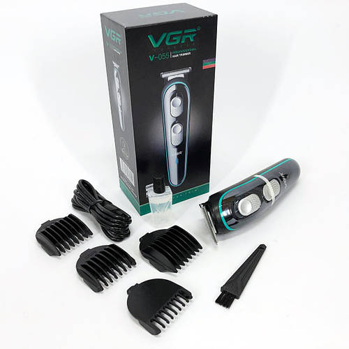 Vgr машинка для стрижки VGR V-055, Триммер для бороды универсальная с насадками, Тример BQ-902 ...