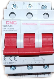 Купить Переключатель нагрузки трехпозиционный YCBZ-63 3P 63A 1-0-2 240 ...