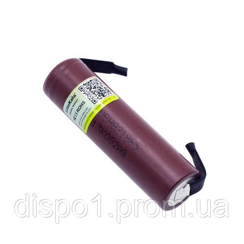 Аккумулятор Liitokala 18650 Li-ion 3.6В 3000мАч 20А с клеммами ds (ID ...