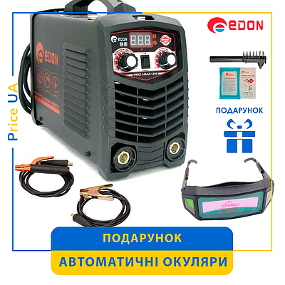 Зварювальний інвертор EDON PRO MMA-315 Струм 315 А Діаметр електрода 1. ...