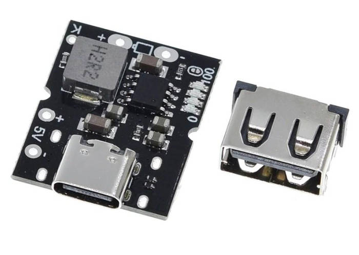 DC-DC модуль Повербанка SM5308 1.9А (5V) в (4,2V) в (5V) 9WType-C, цена ...