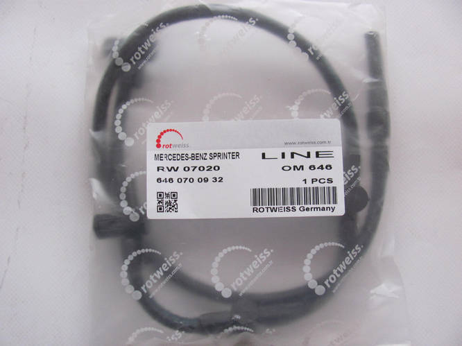 Шланг обратки на MB Sprinter 906 2006 , Vito 639 2003 Rotweiss (Турция ...