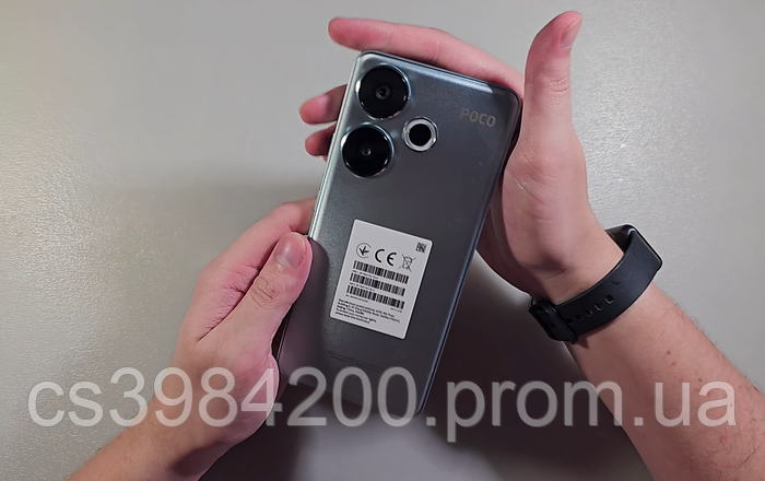 Смартфон Xiaomi Poco F6 8/256GB Global NFC (Titanium), Мощный мобильный ...