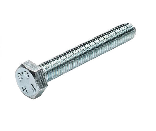 Болт метричний DIN 933 10х20 1000plus ш/г к. м. 5.8 цинк білий (упк 100 шт) (ID#2305068126 ...