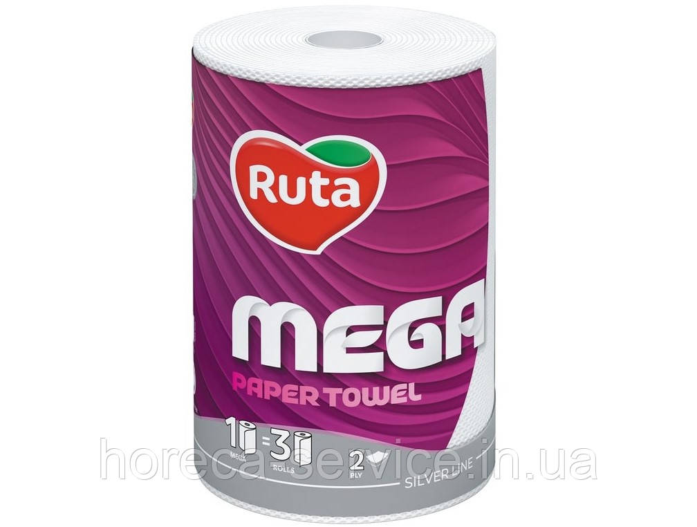 Полотенца бумажные двухслойные Ruta Mega 1 рулон (ID#2305600894), цена: 70 ₴, купить на Prom.ua