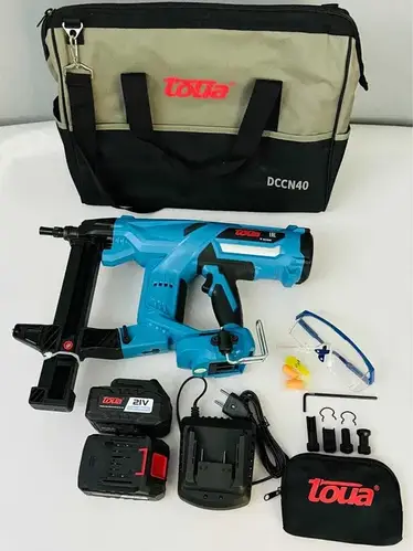 Аккумуляторный монтажный пистолет TOUA DCCN40A, мощный газовый пистолет, газ забивной пистолет ...