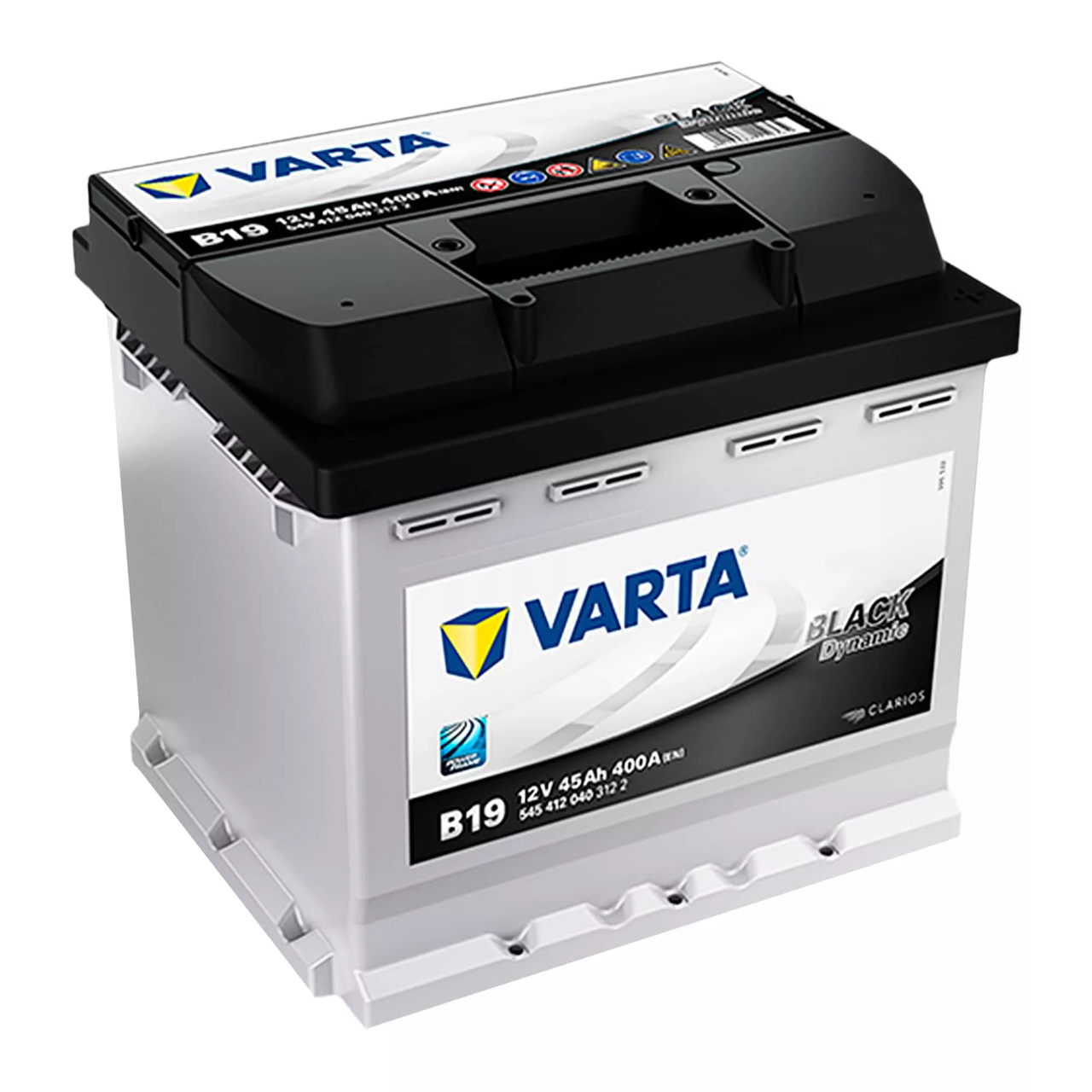 Аккумулятор 45Ач 400А 12В VARTA B19 Varta Black Dynamic R+ Varta ...