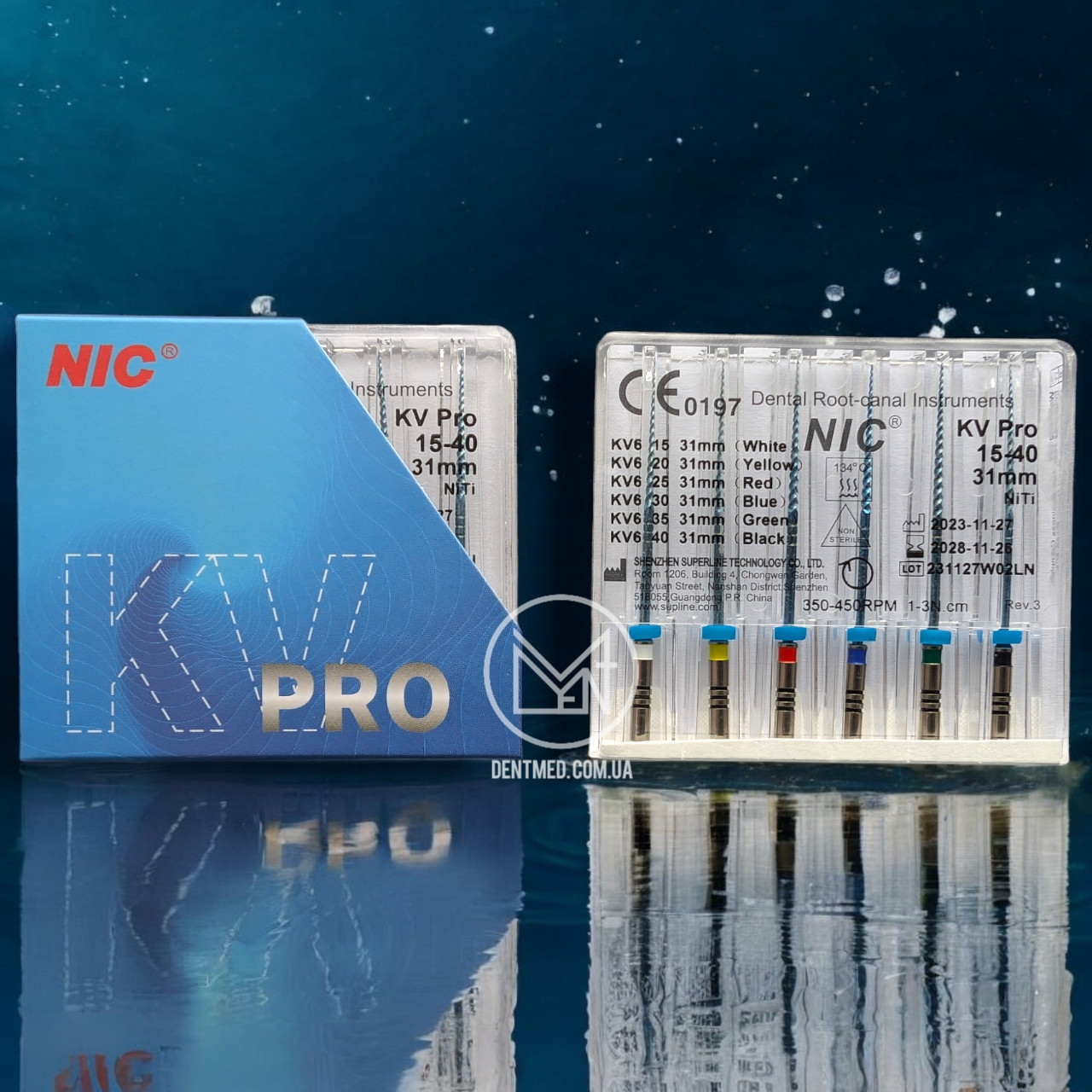 NIC KV Pro File 15-40/0,6 (31мм) файли для обробки кореневих каналів ...