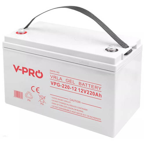 Аккумулятор VOLT GEL VPRO SOLAR 220Ah 12V (6AKUGEL220) акб для дома ...