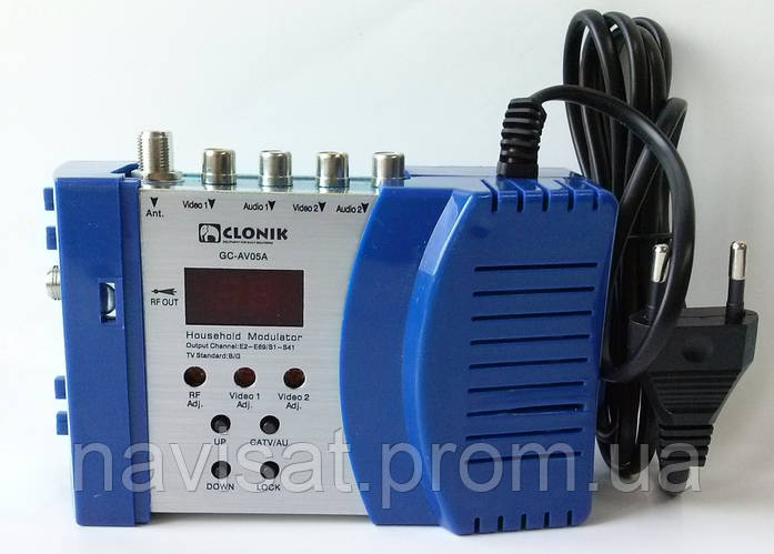 Купити Модулятор ТВ сигналу Clonik GC-AV05A Double A/V ( два виходи A/V ...