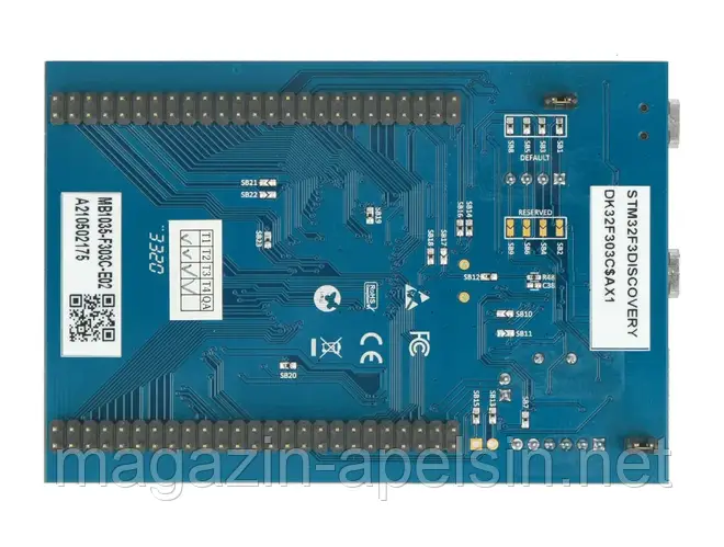 Модуль STM32F3-Discovery-STM32F3DISCOVERY для програмування, Cortex M4F ...