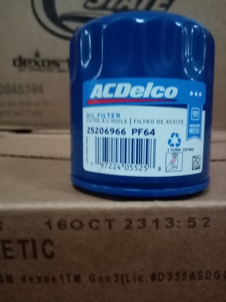 Фильтр масляный ACDelco PF64 25206966 (ID#1763664834), цена: 410 ...