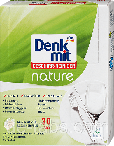 Denkmit nature, 30 шт таблетки для посудомийних машин (ID#2308698418 ...