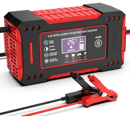 6А Умное импульсное зарядное устройство для авто аккумулятора (12В) 6А ...