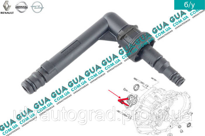 Трубка выжимного подшипника ( штуцер, шланг, переходник ) 8200842575 ...