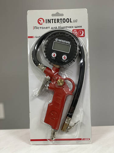 Пістолет для накачування шин із цифровим манометром 63 мм INTERTOOL (ID#2310298377), цена: 499 ...