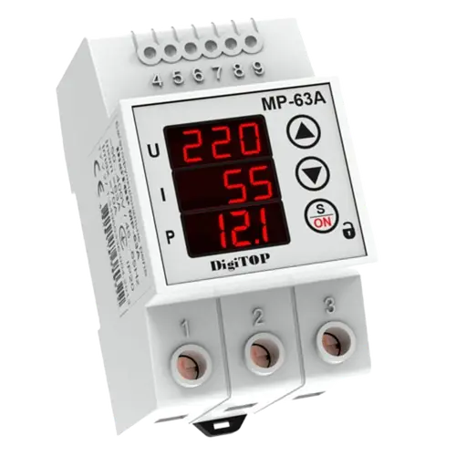 DigiTop MP-63A Реле напряжения (ID#2310371843), цена: 1297 ₴, купить на Prom.ua