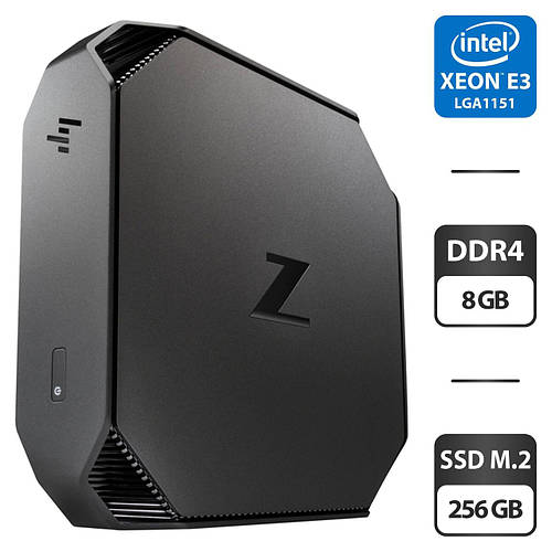 Неттоп HP Z2 Mini G3 Workstation USFF / Intel Xeon E3-1225 v6 (4 ядра ...
