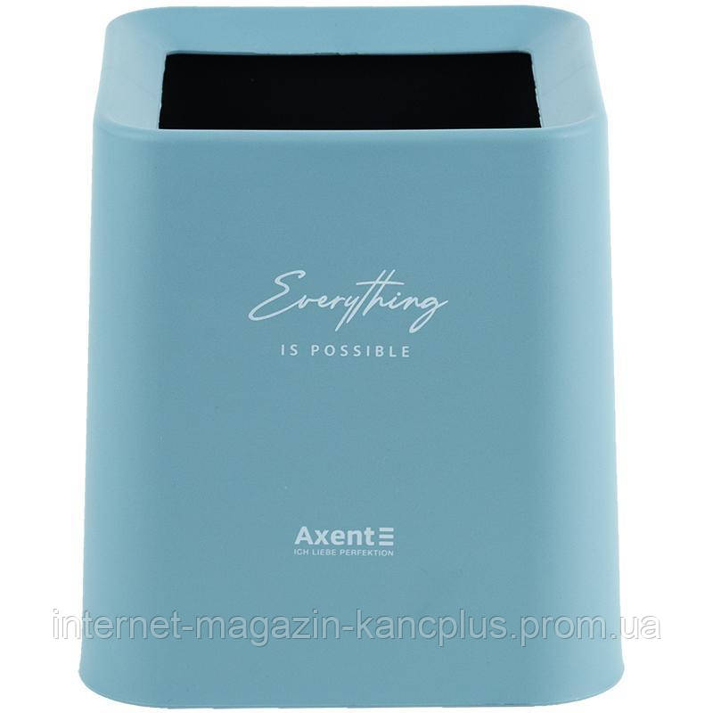 Настільний контейнер для сміття квадратний блакитний Axent, цена: 155.25 ₴, купить на Prom.ua