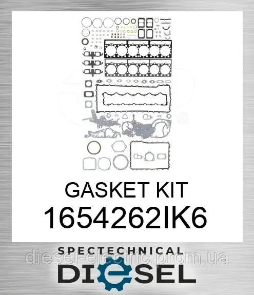 1654262IK6 Caterpillar Набор прокладок GASKET KIT New Aftermarket ...